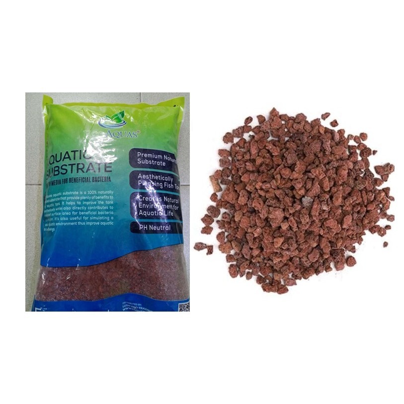 Eco Aquas Volcano Stone 3-6mm , Lava Stone Filter Media 4KG | Shopee ...