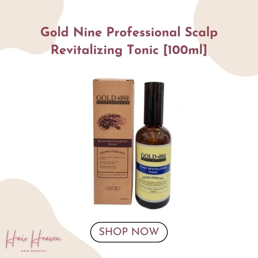 Gold Nine Professional Scalp Revitalizing Tonic [100ml] | Shopee Malaysia