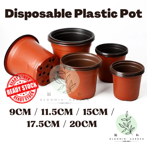 Ultra Thin Plactic Flower Pot Plant Pot Nursery Pot Disposable Pasu ...