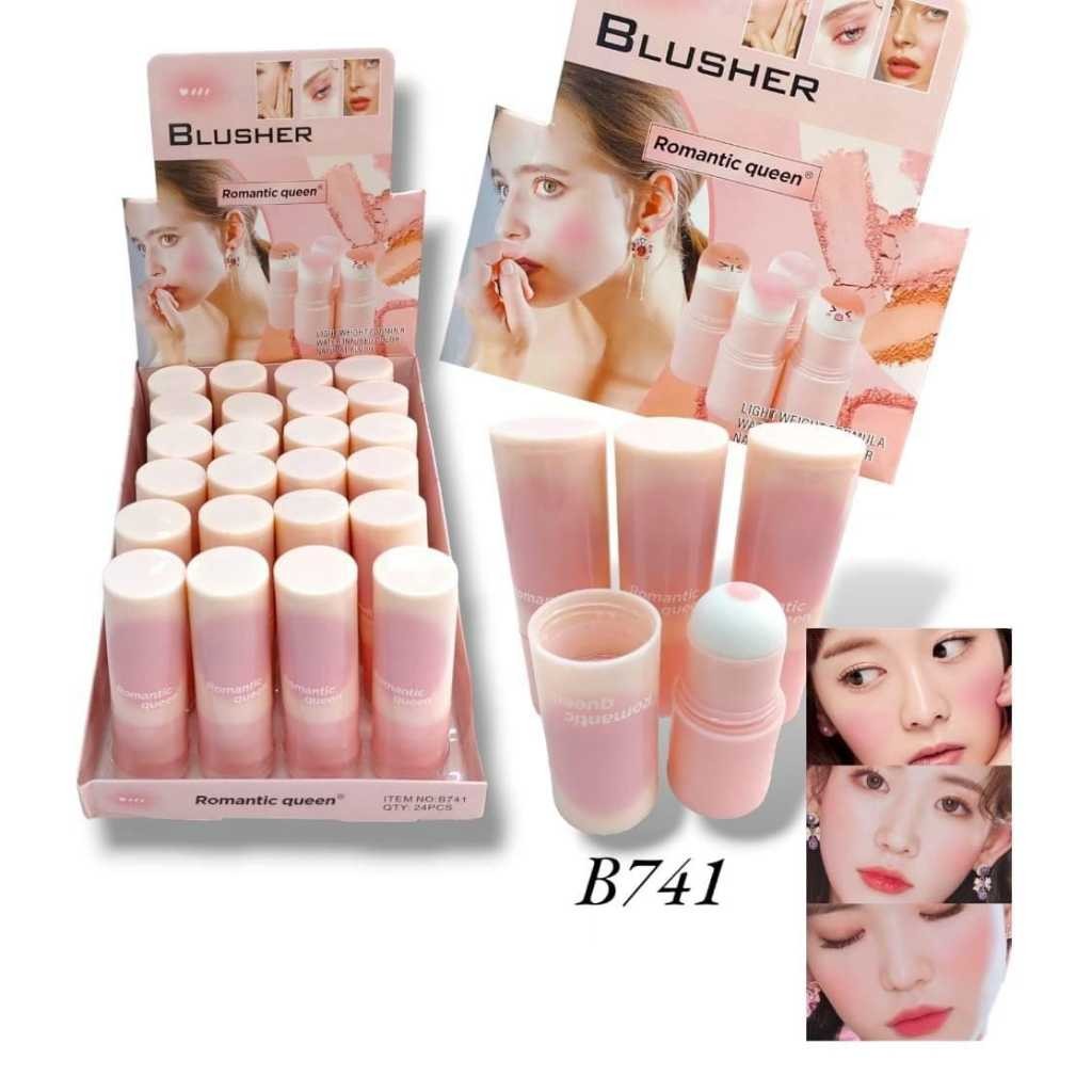 ROMANTIC QUEEN Double-ended Blush Stick Soft Face Brightening ...