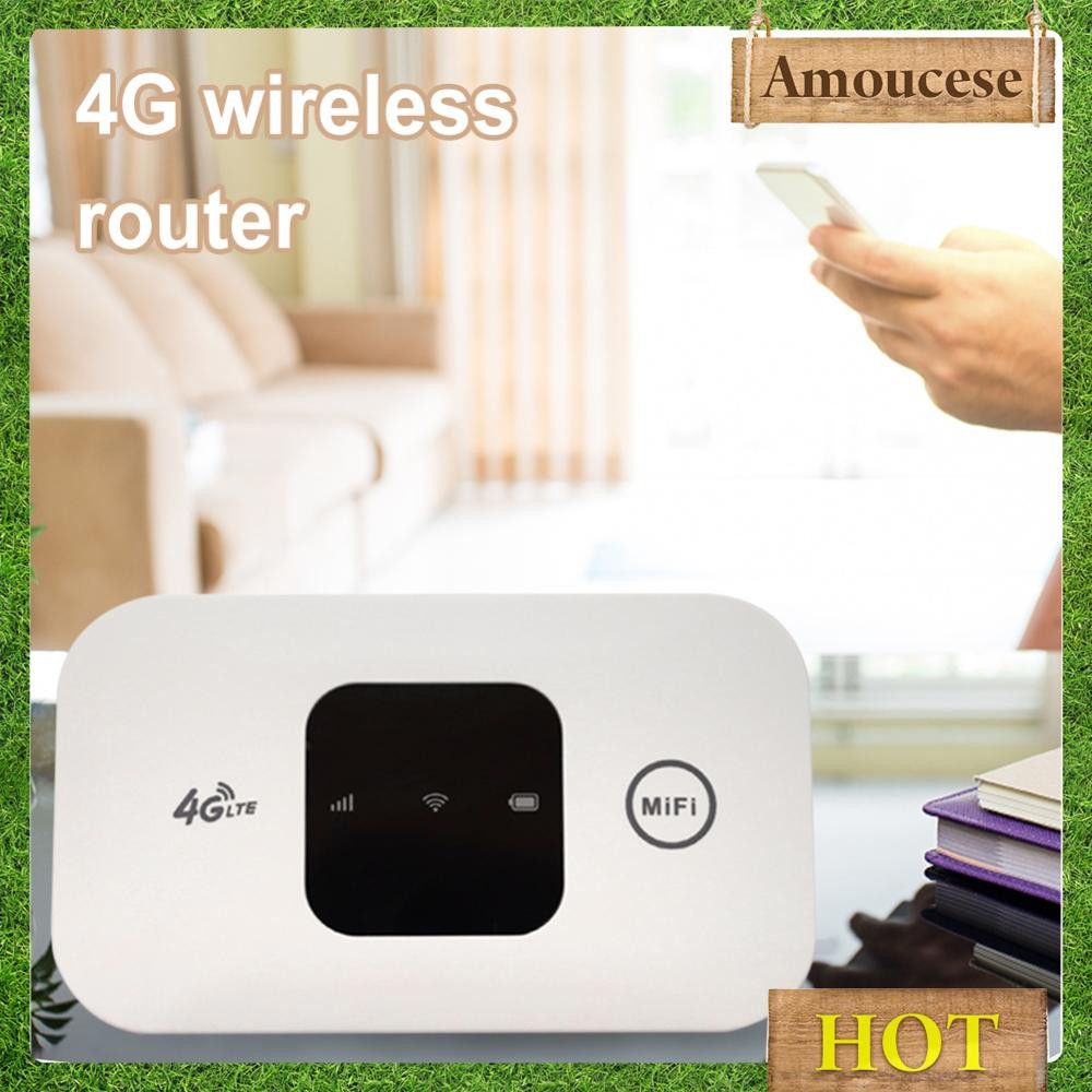 4G Pocket WiFi Router 150Mbps 4G Wireless Router 2100mAh Broadband Wide ...