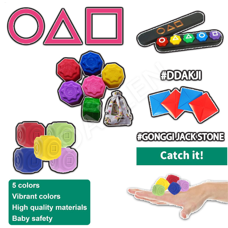 ddakji game Korean folk game Jack stone Game Toys Educational Game ...