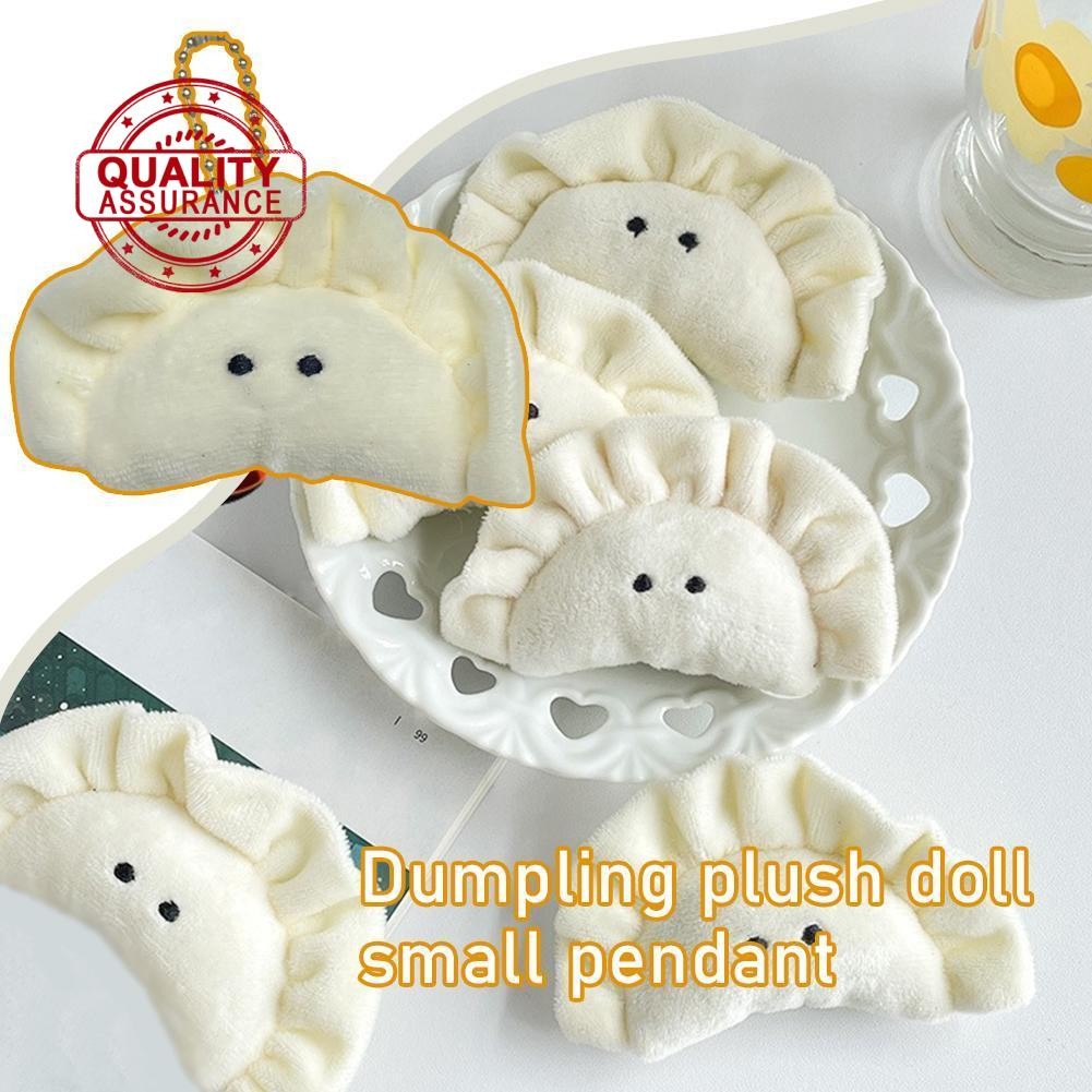 Dumpling Pendant Backpack Decoration Keychain Soft Stuffed Plush Charm ...