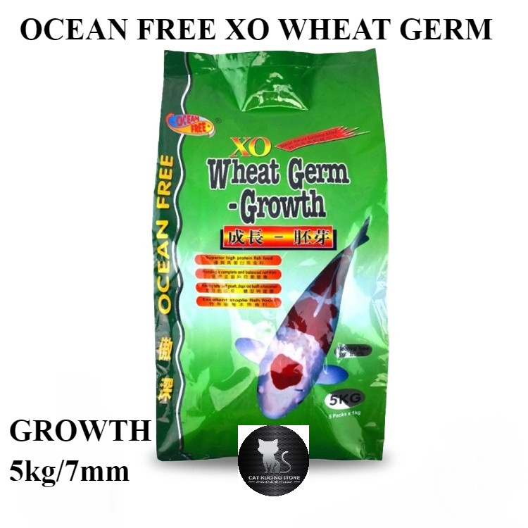 Ocean Free OF XO Wheat Germ Growth Koi Fish Feed Food Aquarium Pond ...