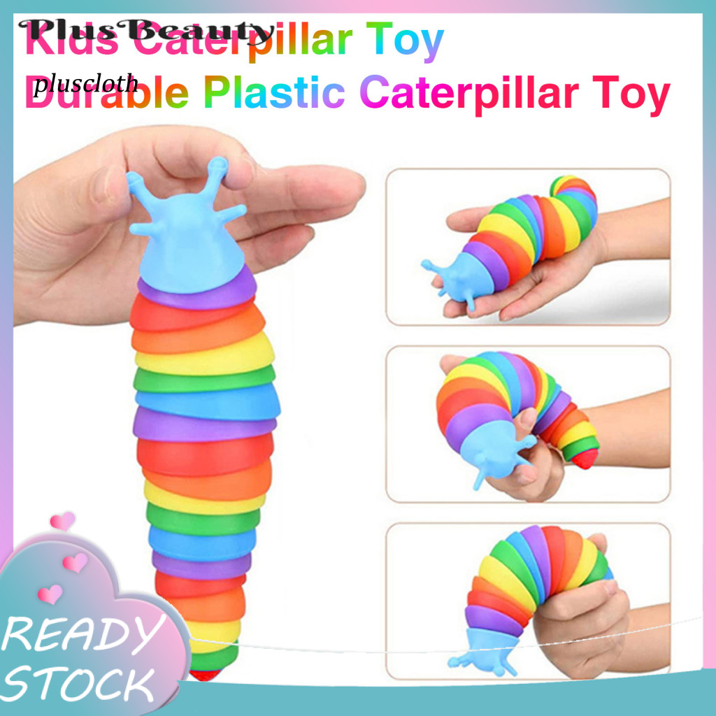 Colorful Slug Toy Kids Caterpillar Toy Colorful Caterpillar Fidget Toy ...