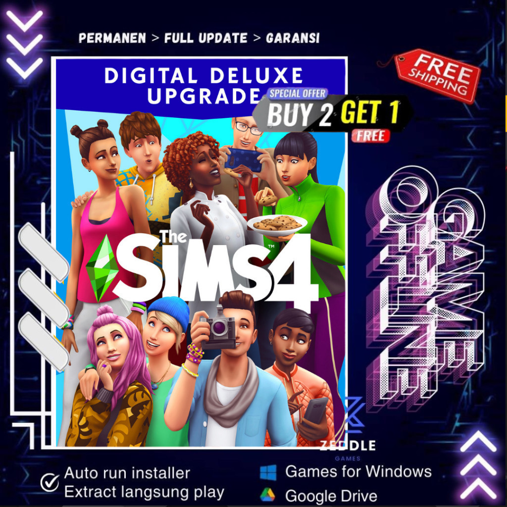 THE SIMS 4 DIGITAL DELUXE EDITION - PC GAME - LAPTOP GAME - PC GAMES ...