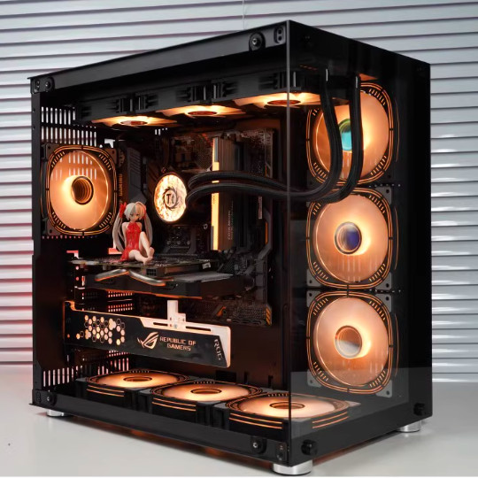 Play Guest Robin Desktop Computer atx Chassis Case 360 Water-Cooled ...