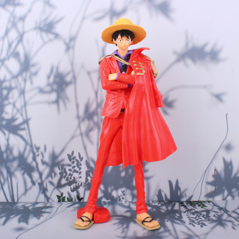 20th Anniversary Hot Anime King of Thieves Art Straw Hat Red Luffy ...