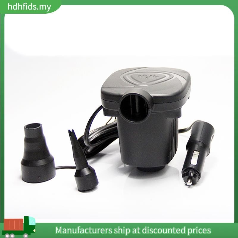 [in stock]12V DC Electric Air Pump Inflator with 2 Nozzles for ...