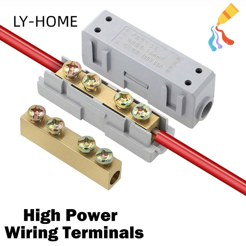 LY-HOME Quick Terminal Block, Conductor Brass High Power High Power ...