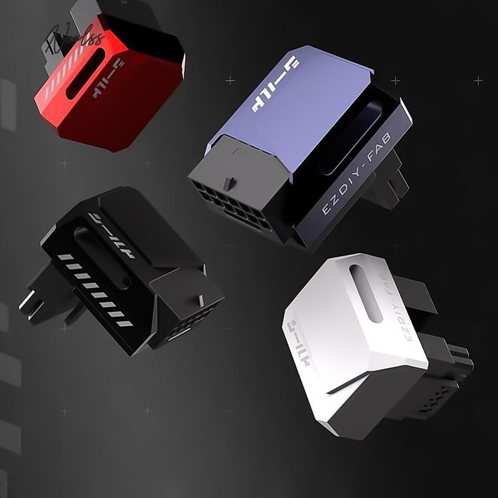 12VHPWR 180 Degree Angled PCIe 5.0 Power Adapter for 12 Plus 4 Pin RTX ...