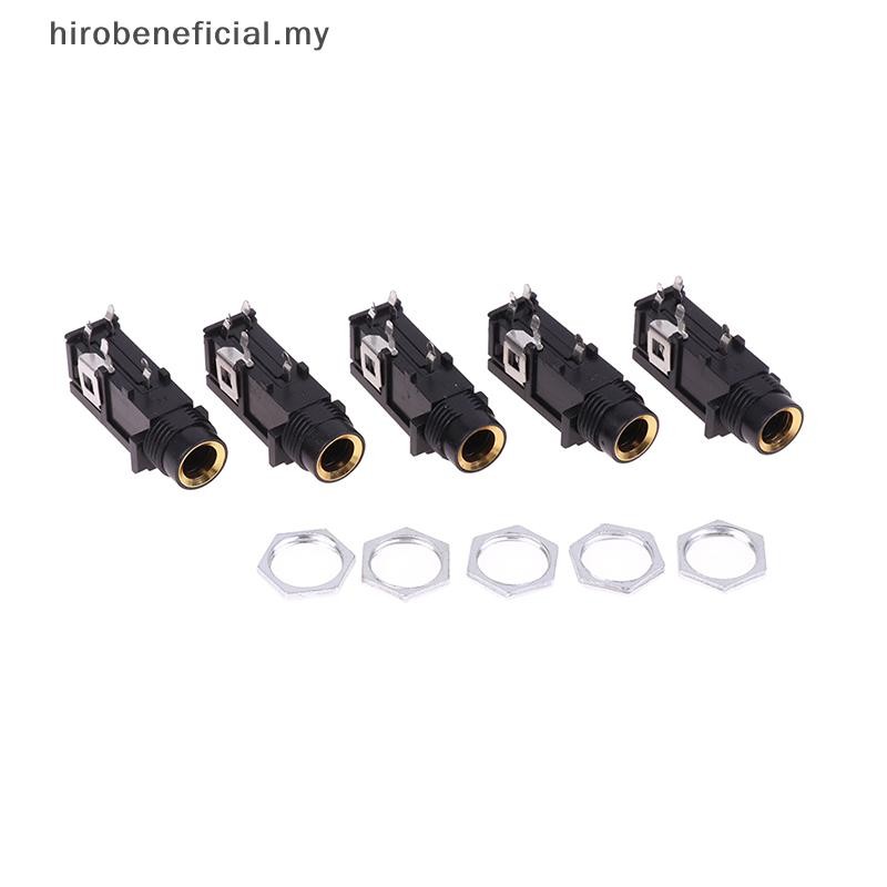 [HIR] 5PCS Audio Straight jack Connector Jack Stereo Dual Channel ...
