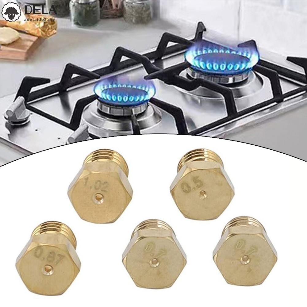 [DELA] 5pcs LPG Gas Jet Set Burner Gas Hob LPG Conversion Kit Nozzles ...