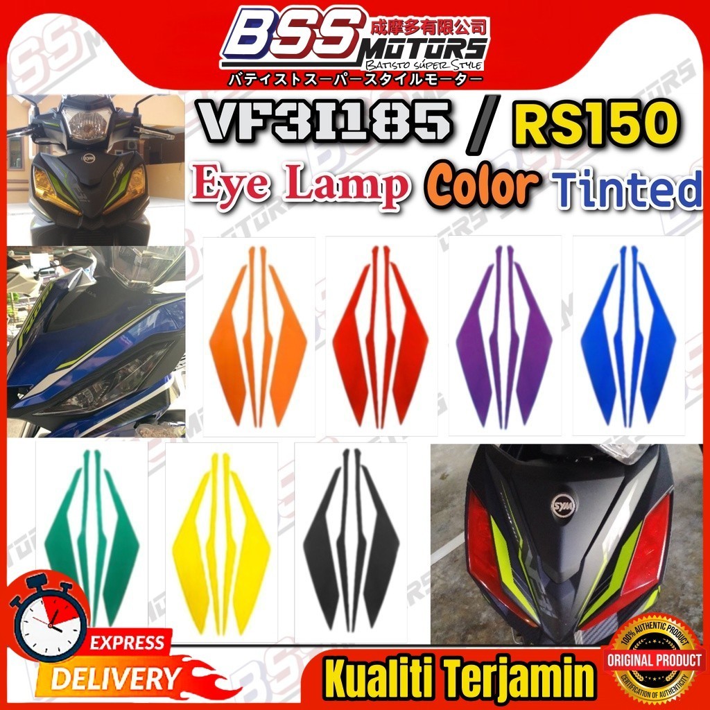 SYM VF3i185 Honda RS150 v1 v2 Eye Lamp Tinted Color Mata Lampu Signal ...