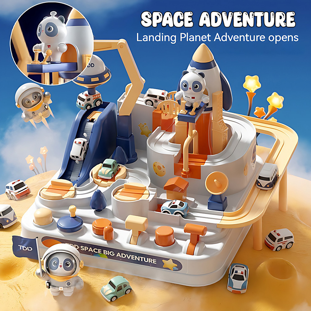 Manipulative Toys Rescues Car Model Game Track Squad Adventure Racing ...