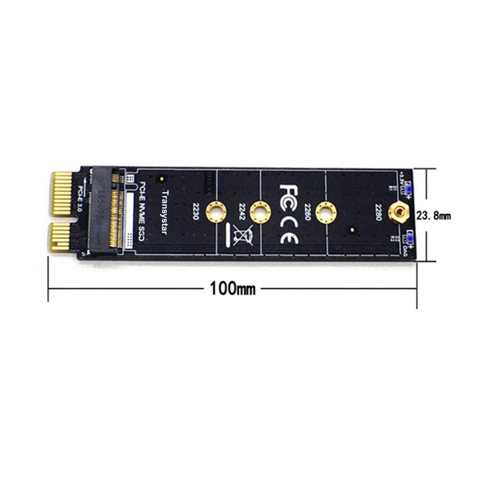 [Fanicas.my] PCIE to M2 Adapter NVMe SSD M2 PCIE X1 Riser PCI-E M Key ...