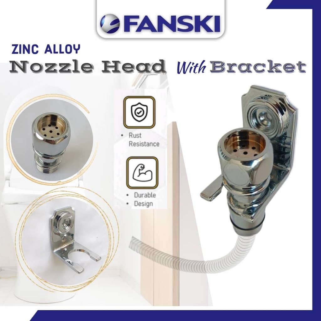 Chrome Bidet Nozzle Head for Bathroom Toilet Accessories Heavy Duty ...