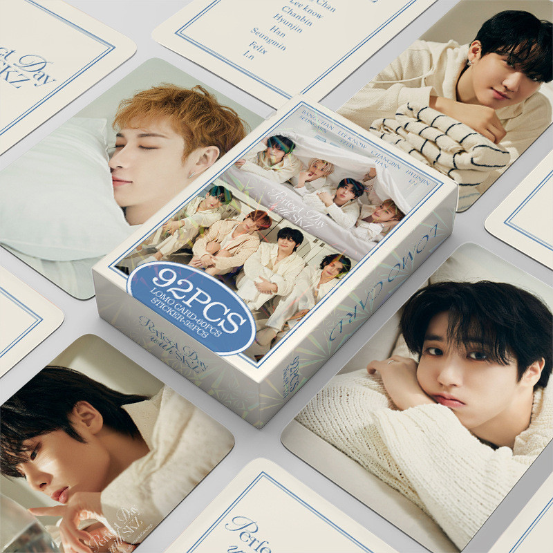 StrayKids Perfect Day with SKZ Photocard Lomo Card Postcard 92pcs/box ...