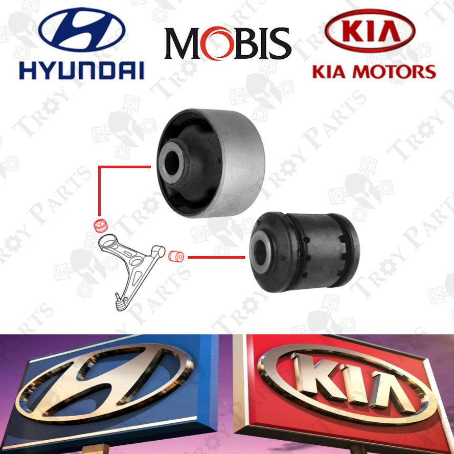 (1pc) Original Kia Hyundai Front Lower Control Arm Bush Big / Small for ...