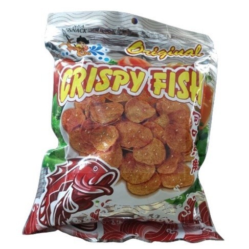 Thailand Sea Snack Original Crispy Fish / Keropok Satay Ikan / 可口鱼稣 ...