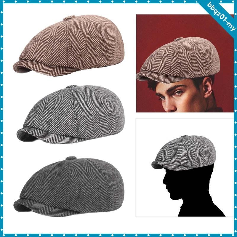 [BbqzefMY] Newsboy Cap for Boy, Flat Hat for Men, Birthday Gift ...