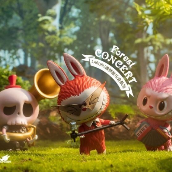 P POPMART labubu Forest Music Series Mystery Box Does Not Support ...