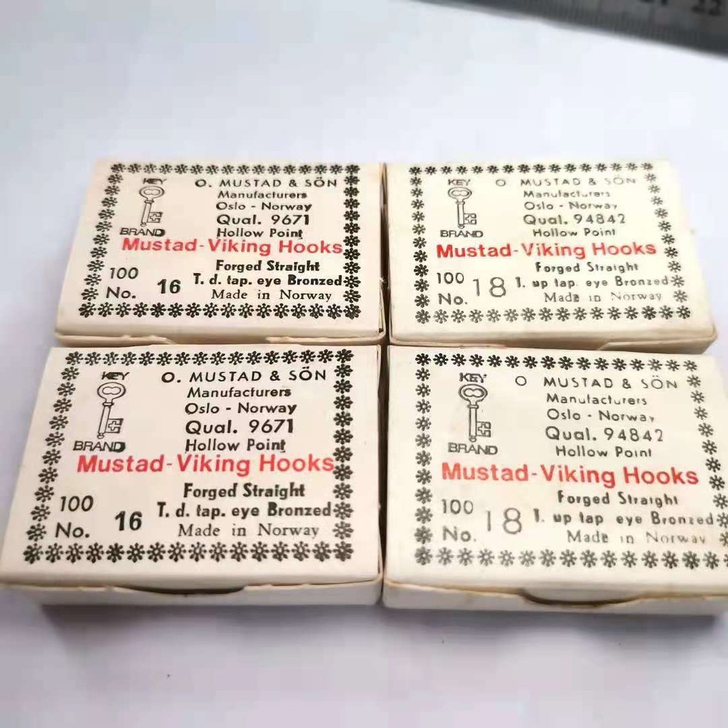 Mustad-VIKING 9761/94842/79702BR fishing hooks (MADE IN NORWAY) | Shopee Malaysia