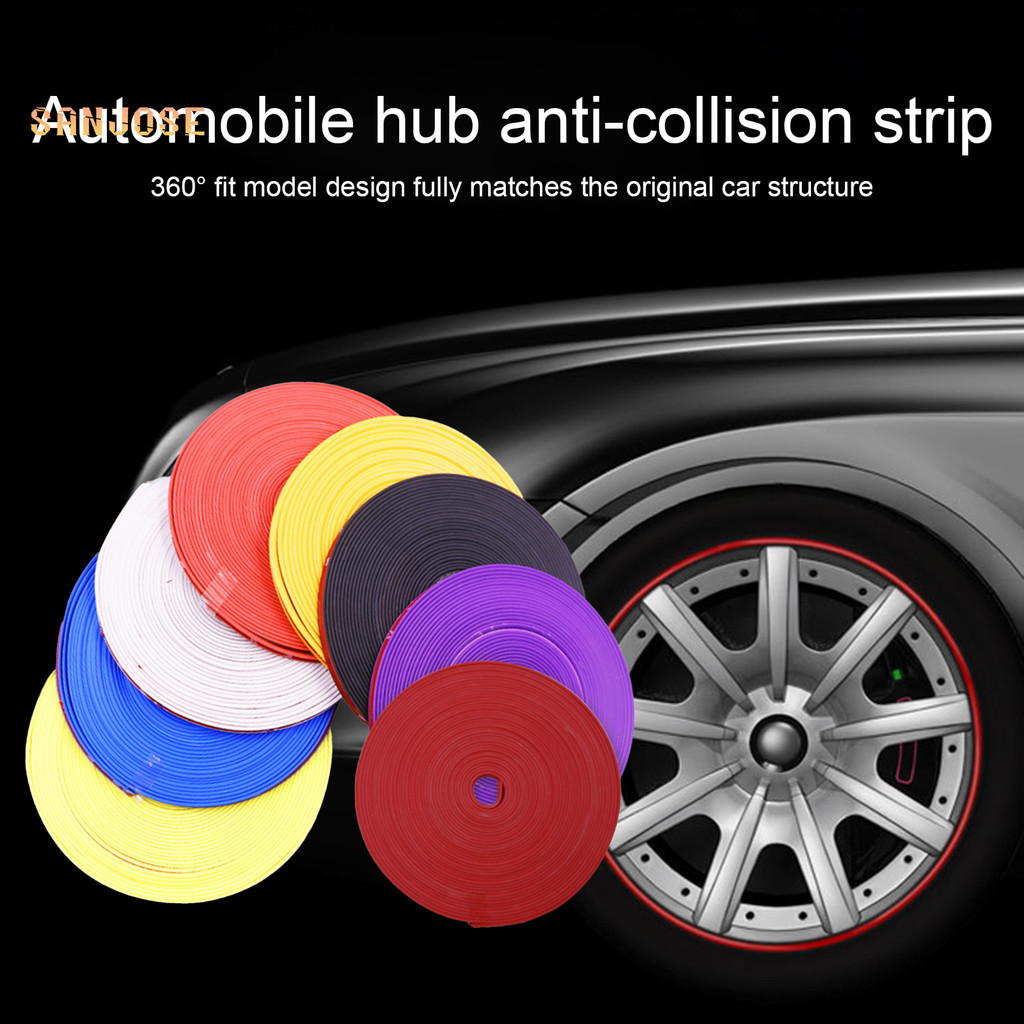 SJA-1 Roll Tire Sticker 360-degree Fit Built-in Adhesive Protection ...
