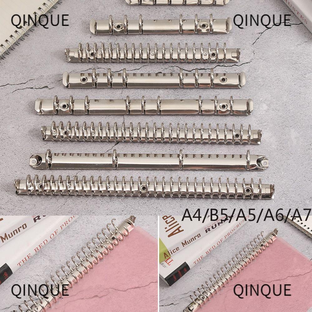 QQIN A4/B5/A5/A6/A7 Binder Clip New Office Supplies Notepad Refillable ...