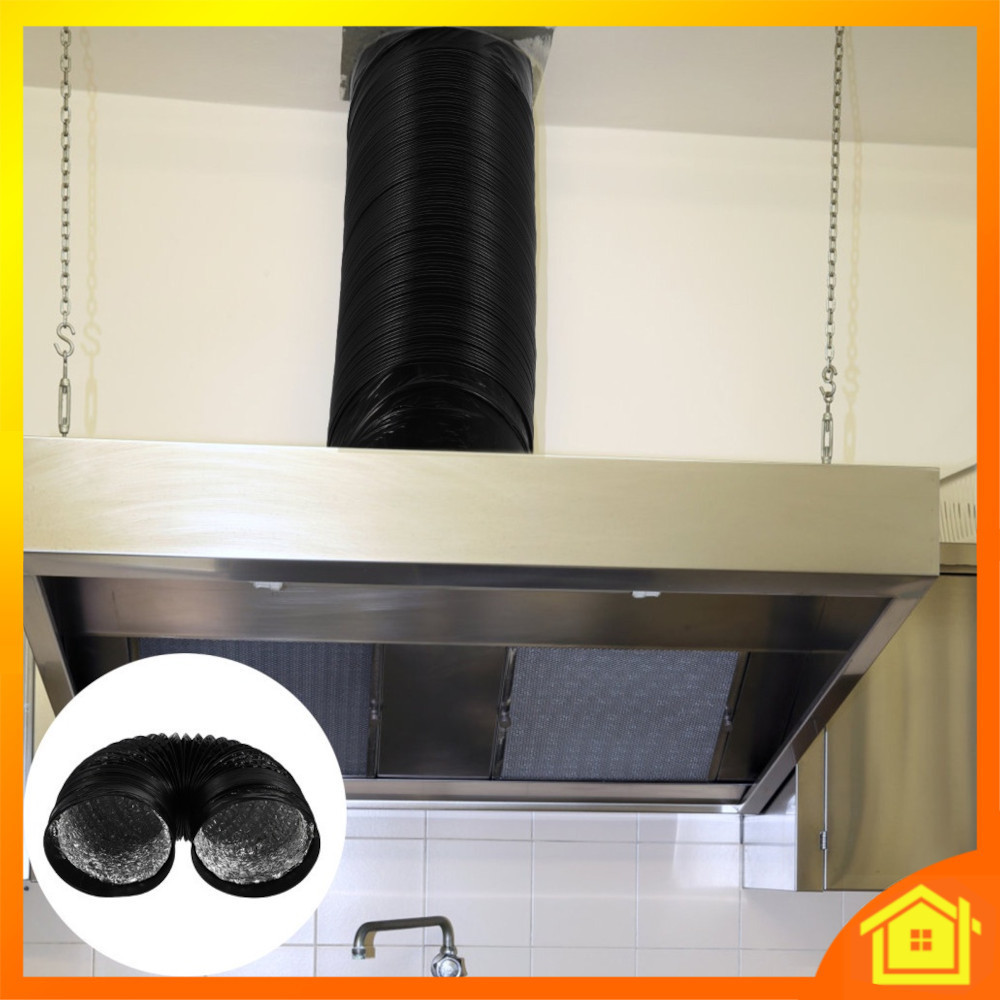 Flexible Aluminium Ducting Hose 4"-12" x 1.5M/3M/4.5M Thick Foil ...