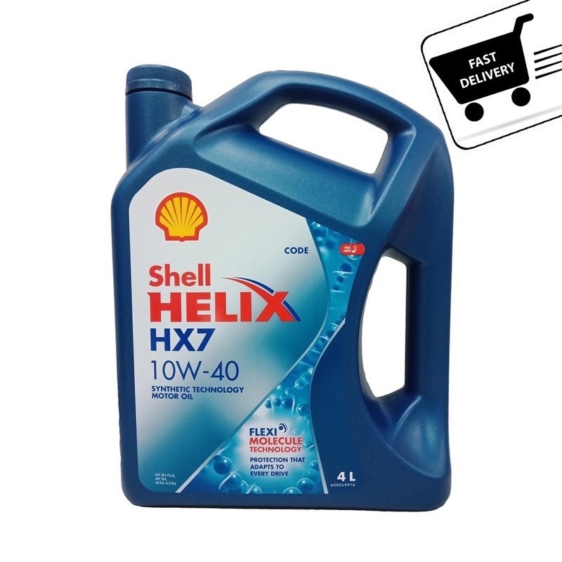 Shell Helix HX7 10W40 Semi Synthetic Engine Oil (4 Liter) Hong Kong For ...