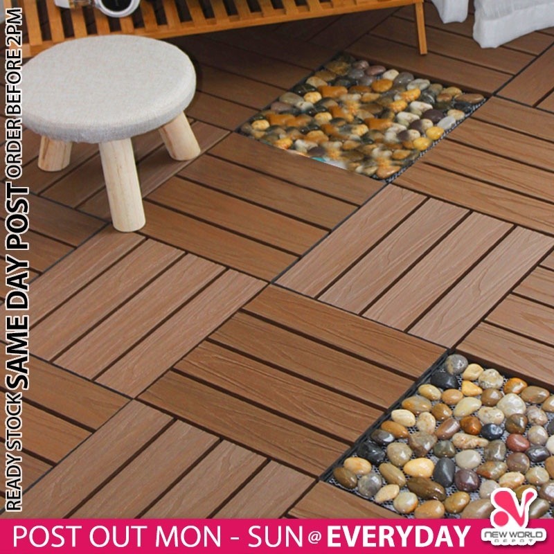 𝐀𝐩𝐩𝐞𝐚𝐥𝐢𝐧𝐠 》Outdoor Wooden Tile for Garden and Balcony Lantai Kayu 防腐木地板 ...