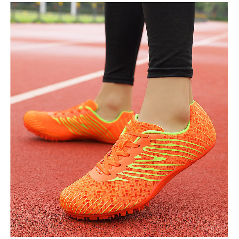 Ready Stock Men Women Same Style Track and Field Shoes Teenager Body ...