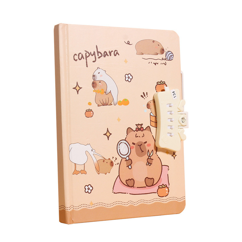 Kapibara Password Book Stationery Gift Prize Children Elementary School Students Girls Notebook ...