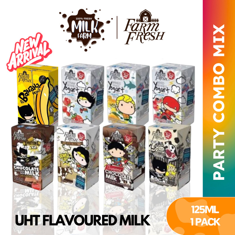 Milk Farm | Farm Fresh UHT Party Combo Mix Fresh Milk 125ml x 1pack ...