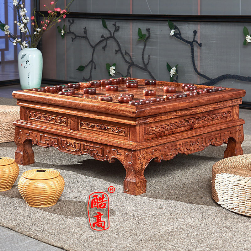 Meja Catur Rosewood, Catur Kayu Pepejal Rosewood, Go, Gomoku, Landak ...
