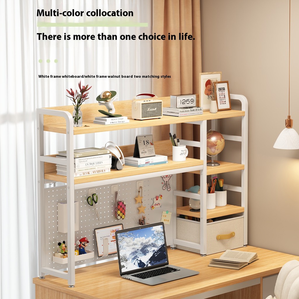Home desktop storage rack desk desk multi-layer iron table student ...