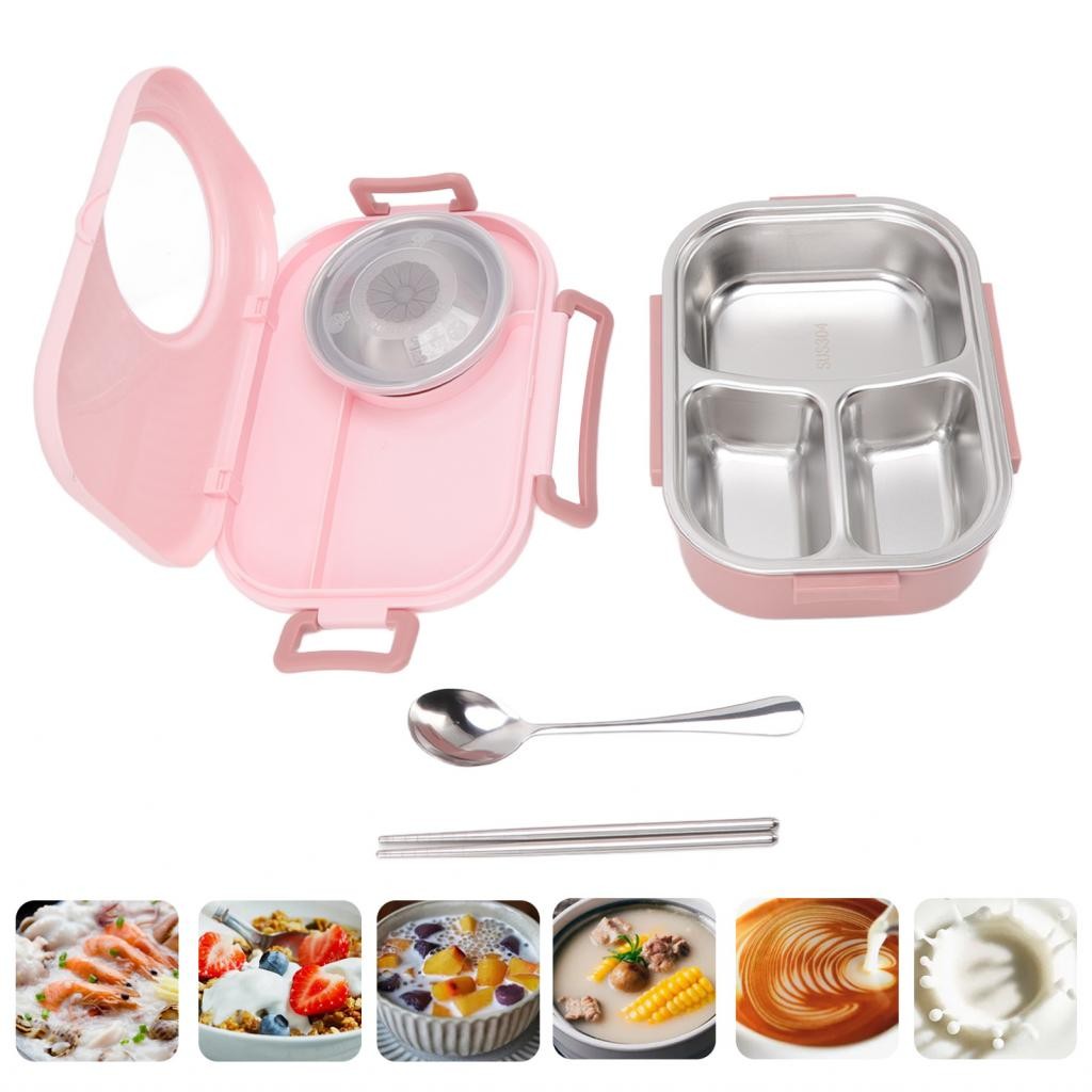 Kkala Insulated Lunch Box Picnic Double Layer Bento Container 1450ml ...