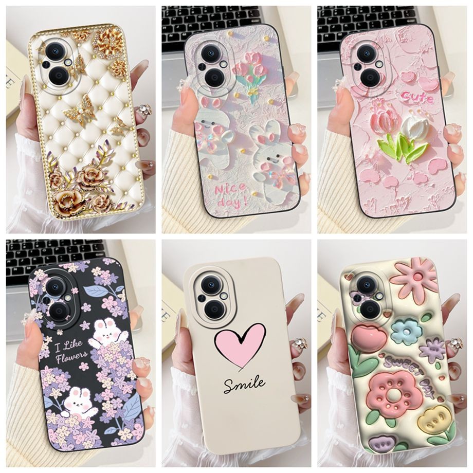For Oppo Reno7 Z 5G Case CPH2343 Soft Silicone Proective Cover for OPPO ...