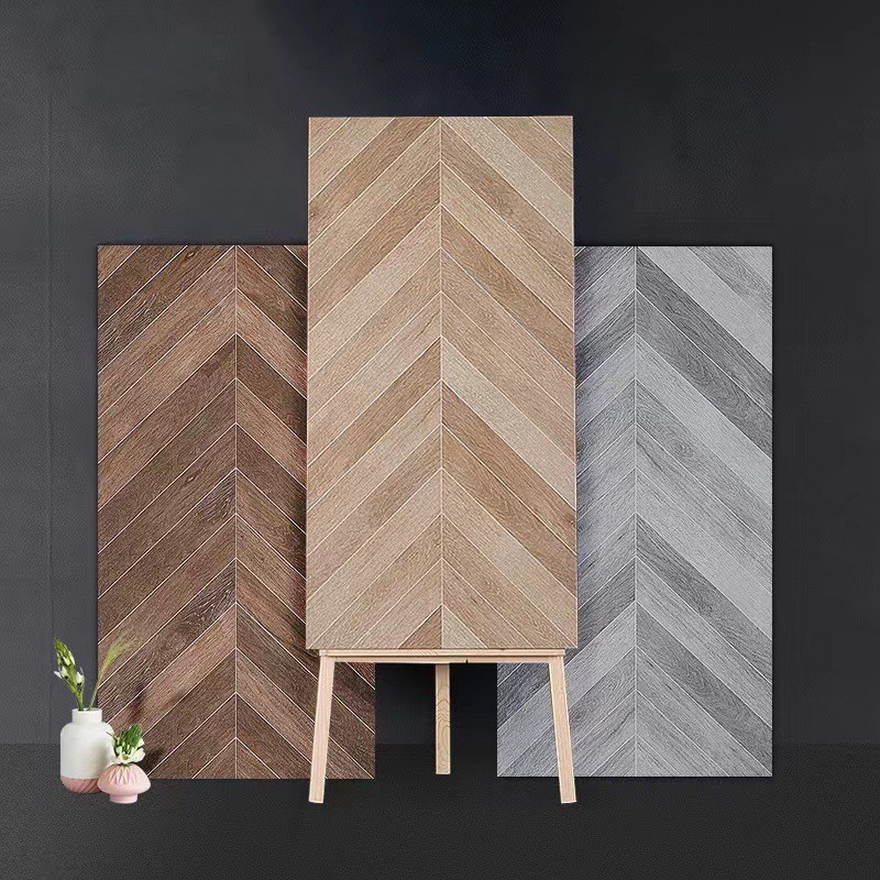 Jubin Bijian Kayu Tulang Ikan 600x1200 Gaya Nordic Seramik Penuh ...