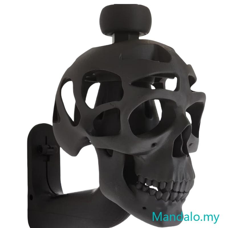MEET Helmets Holder Halloween Wall Decoration Helmets Rack 3D Skull ...
