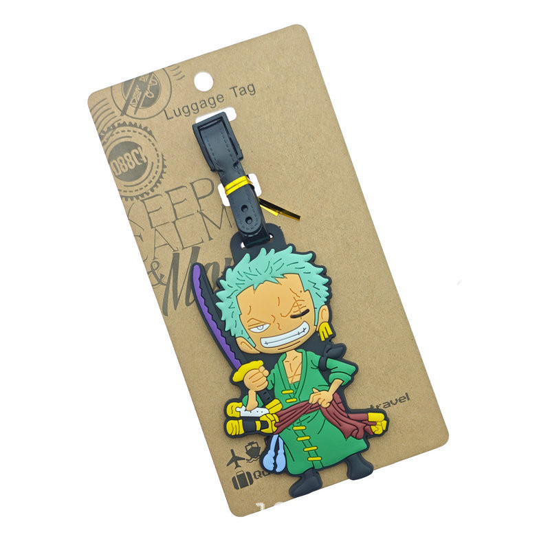 Travel Boarding Pass One Piece Luffy Zoro Chopper Luggage Tag Boarding ...