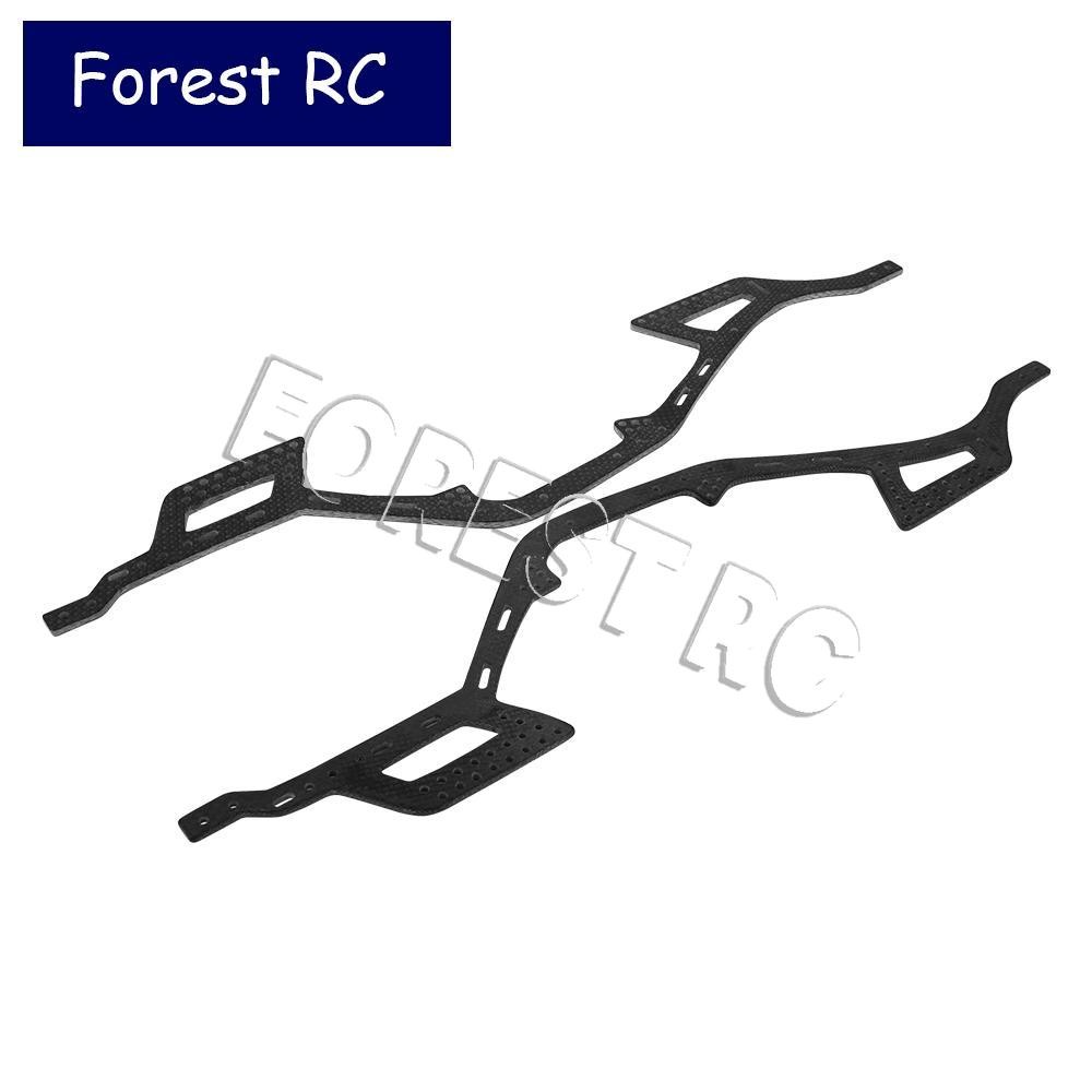 1 Pair Carbon Fiber LCG Chassis Girder Rail Side Kit for 1/10 RC ...