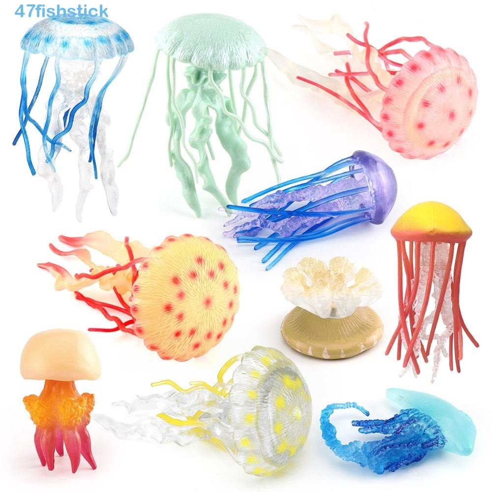 FISHSTICK Jellyfish Starfish Anemones, Solid multi-colored Ocean Animal ...