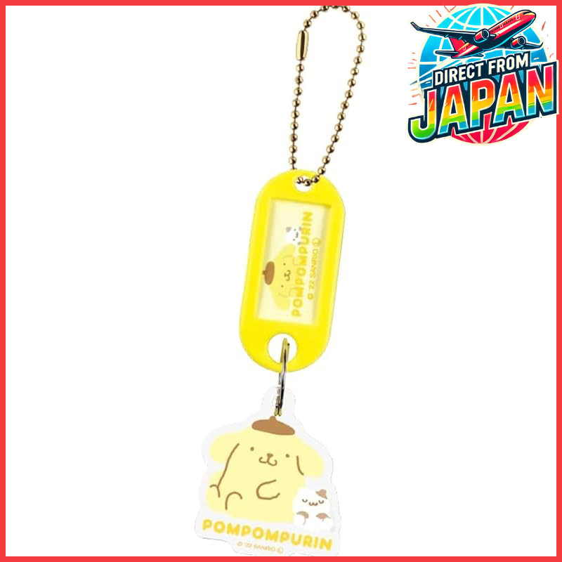 T's Factory Sanrio Name Tag Key Holder Pompompurin SR-5541437PU ...