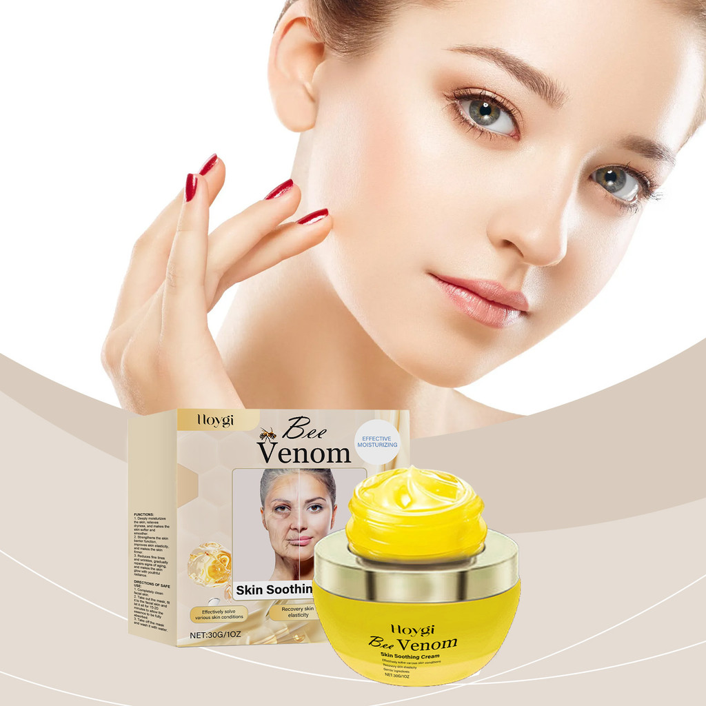 Premium Bee Venom Hydrating Face Cream - 30g Moisturizing Skincare with ...