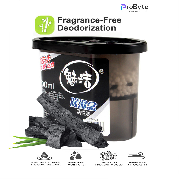Charcoal Dehumidifier Box Moisture Absorbing Drawer Wardrobe Mildew ...