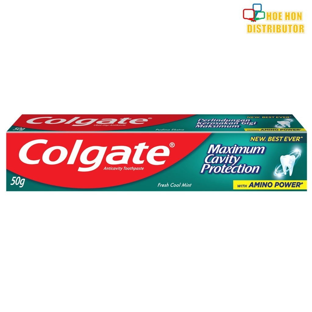 Colgate Toothpaste 50g Fresh Cool Mint Maximum Cavity Protection Ubat ...