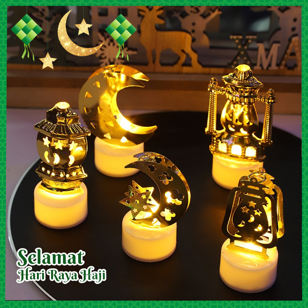 Lampu Raya Candle Light Muslim Ramadan Kareem Decoration 2024 Candle ...