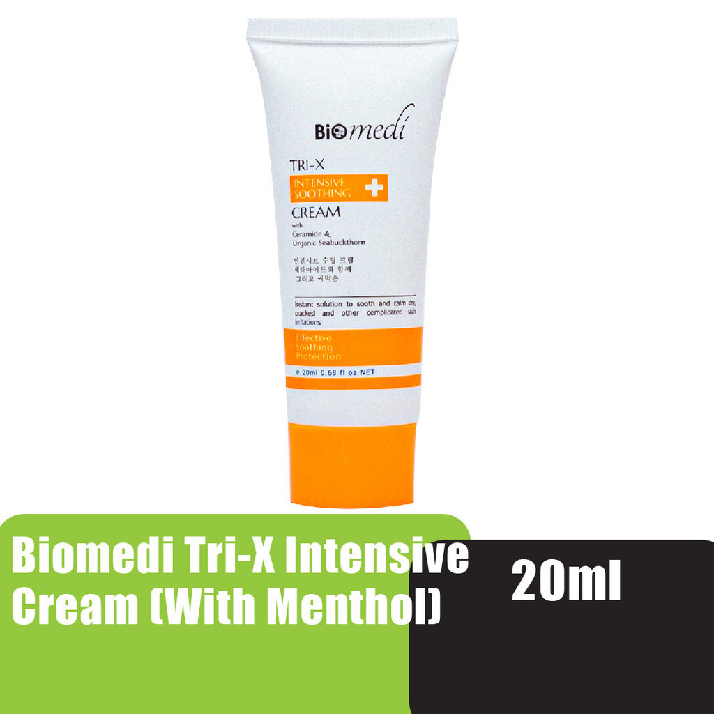 BIOMEDI Organic Seabuckthorn Tri-X Intensive Cream 20ml for Dry Skin ...
